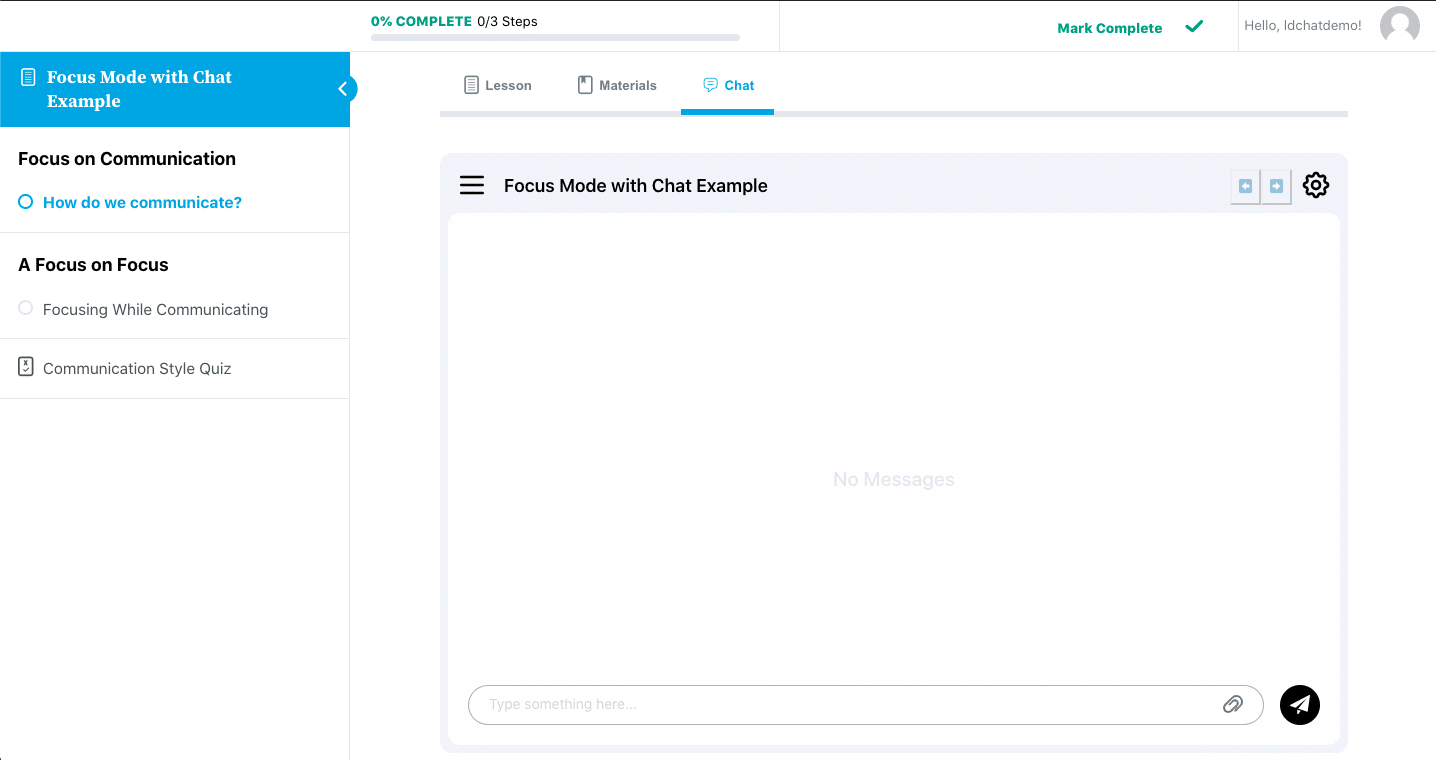 LearnDash Focus Mode & Messaging Documentation - Honors WP