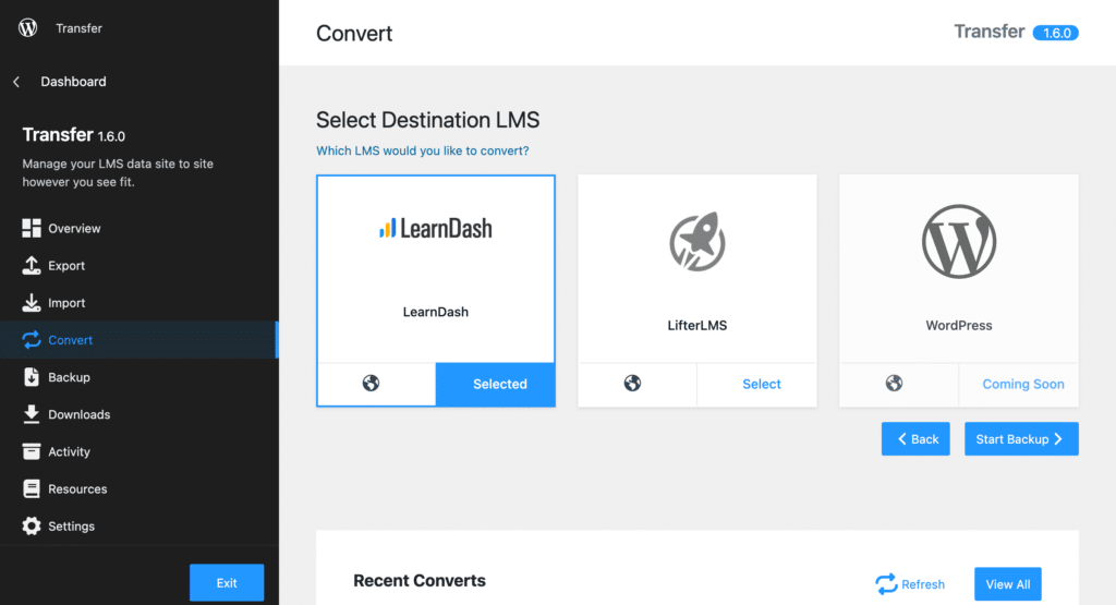 Transfer Documentation: Conversion Overview - Honors WP